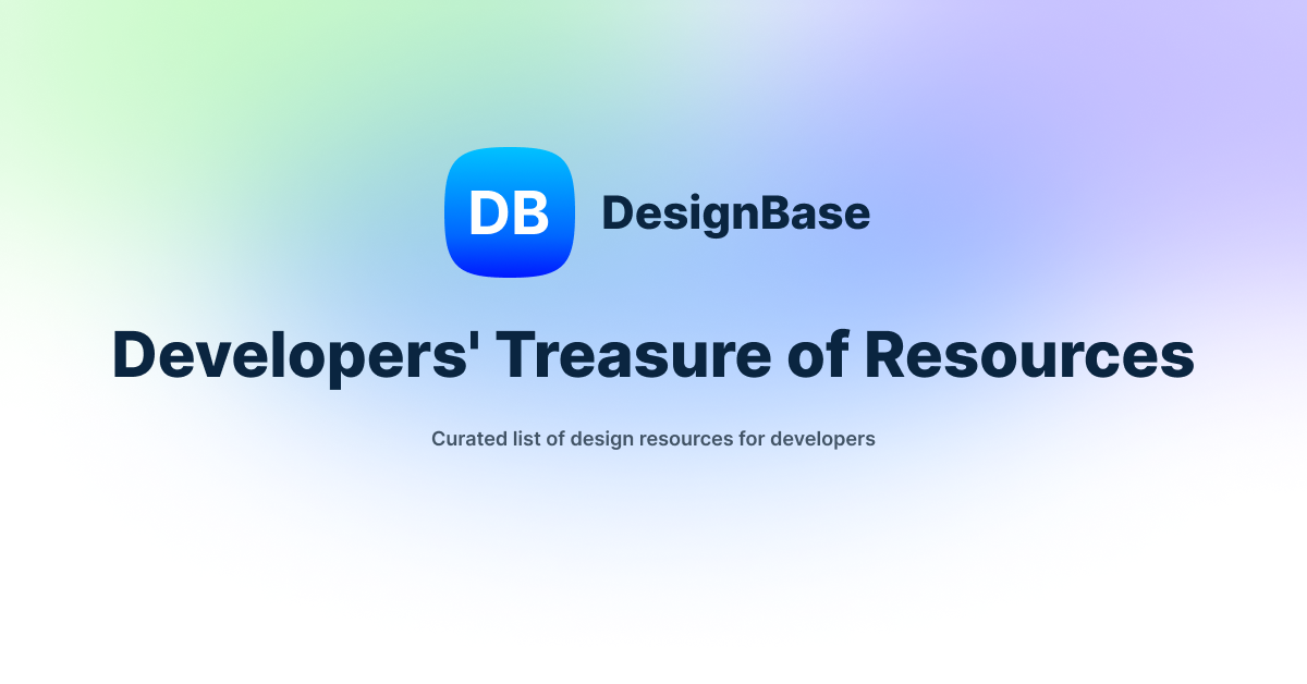 DesignBase - Developers' Treasure of Resources